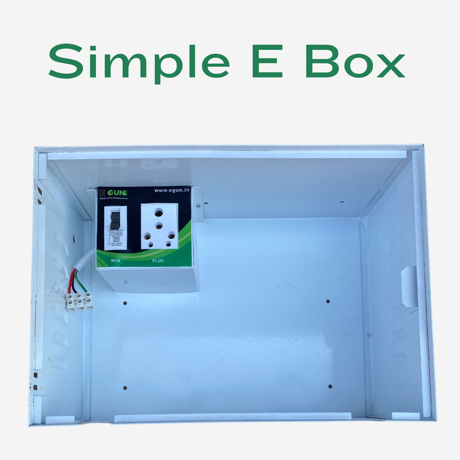 Ev Charger Box Lock with Key | Outdoor Ev Charger Box - Egun